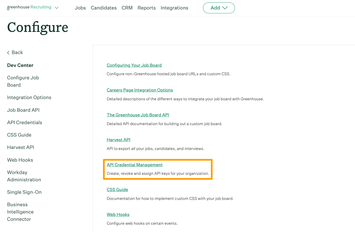 Setting up Easy Apply with Greenhouse